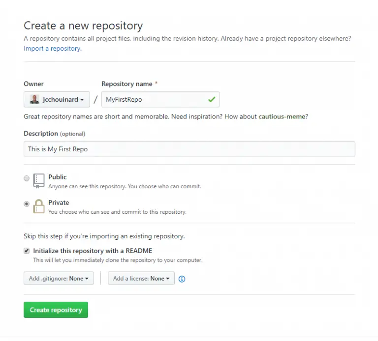 How To Create A Repository On Github Jc Chouinard