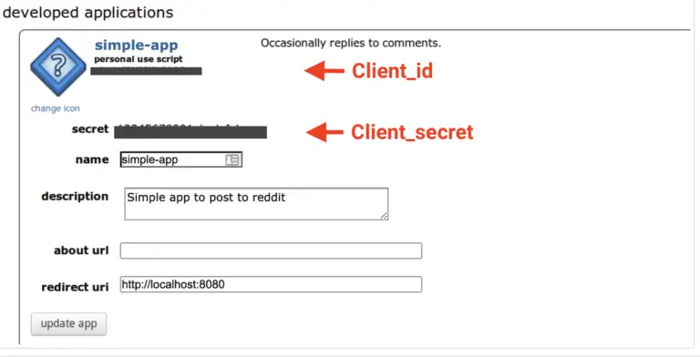 Get Reddit Api Credentials With Praw Python Example Jc Chouinard