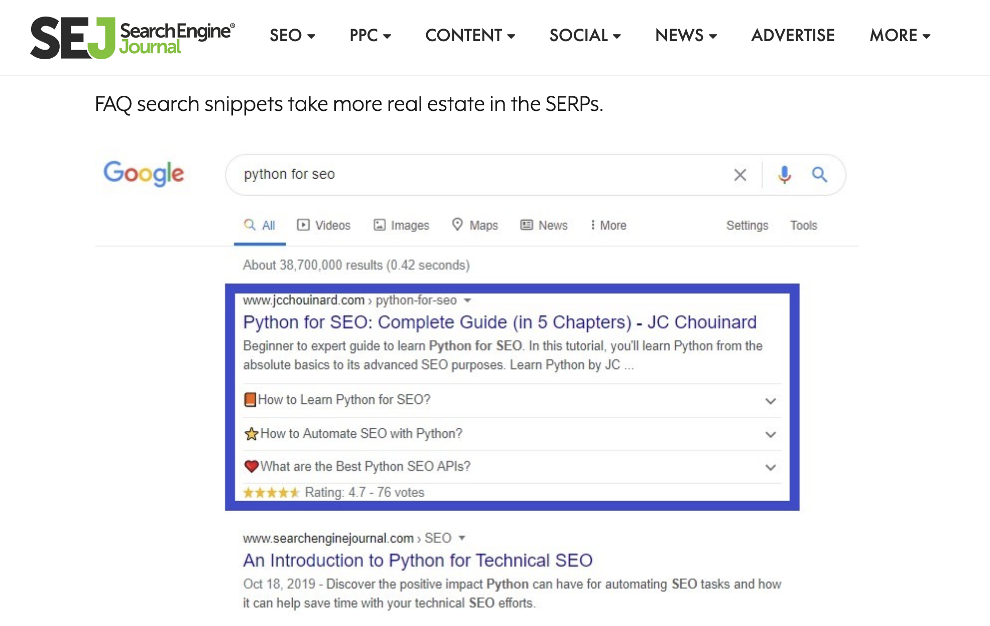 Ranking Rich Results for SEO (With Structured Data Examples) - JC Chouinard