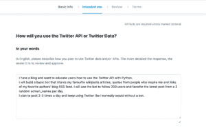 How to Apply for a Twitter Developer Account (with Example) - JC Chouinard
