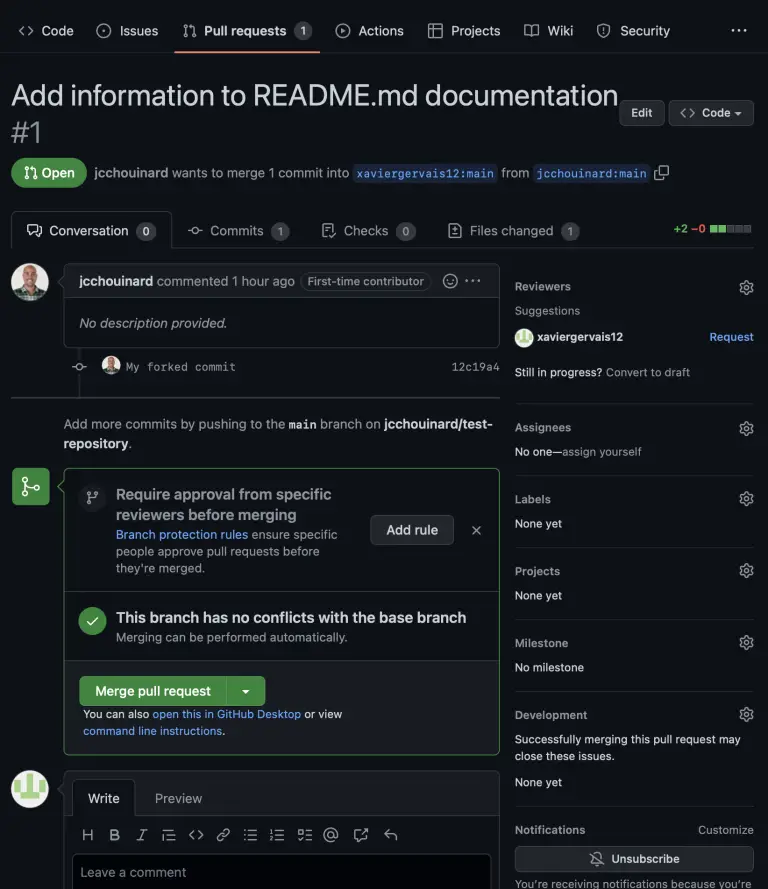 Git Pull Requests Fork And Merge A Repository Step By Step On Github