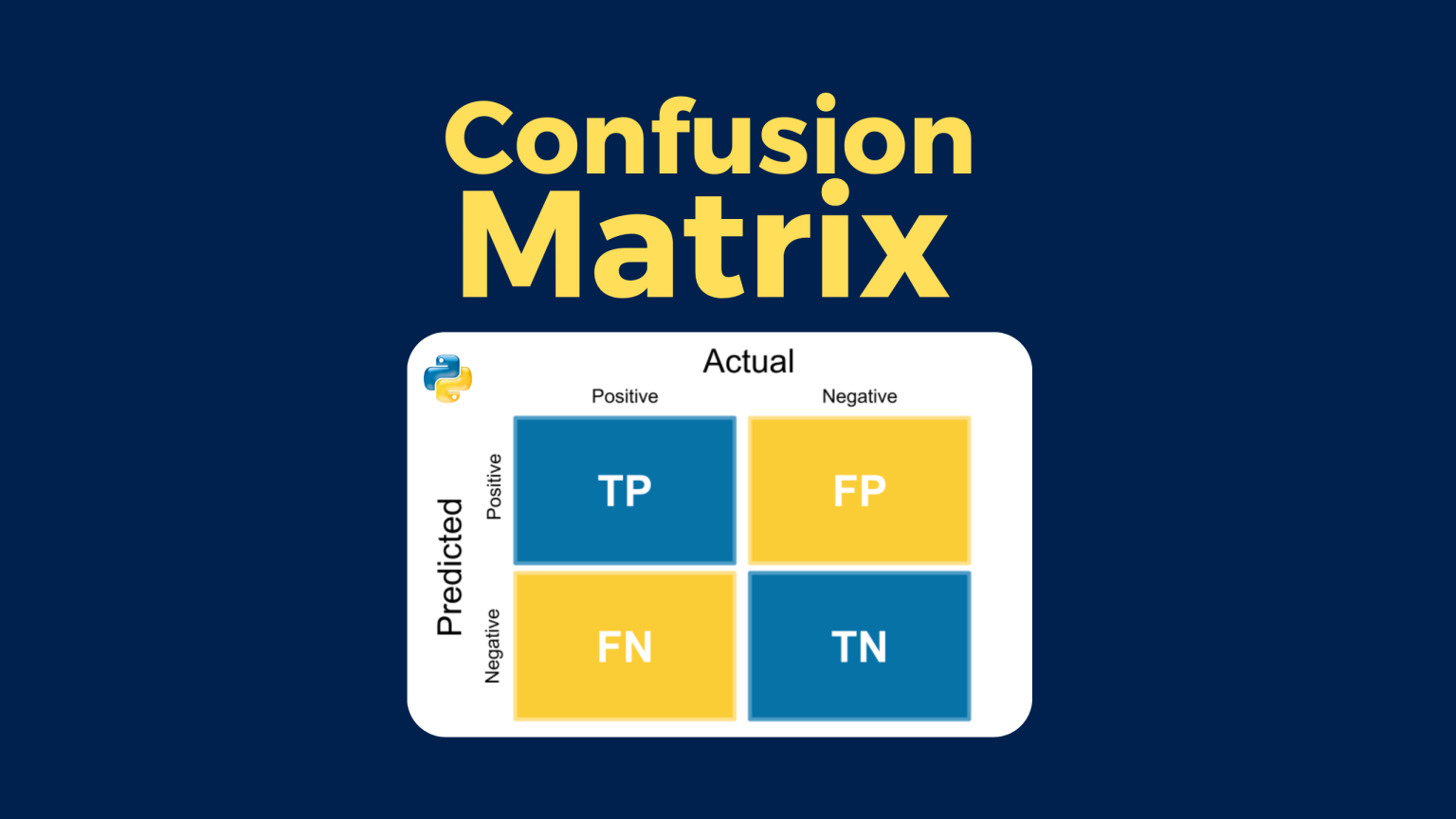 Confusion Matrix in Python (Scikit-learn) VIDEO tutorial - JC Chouinard