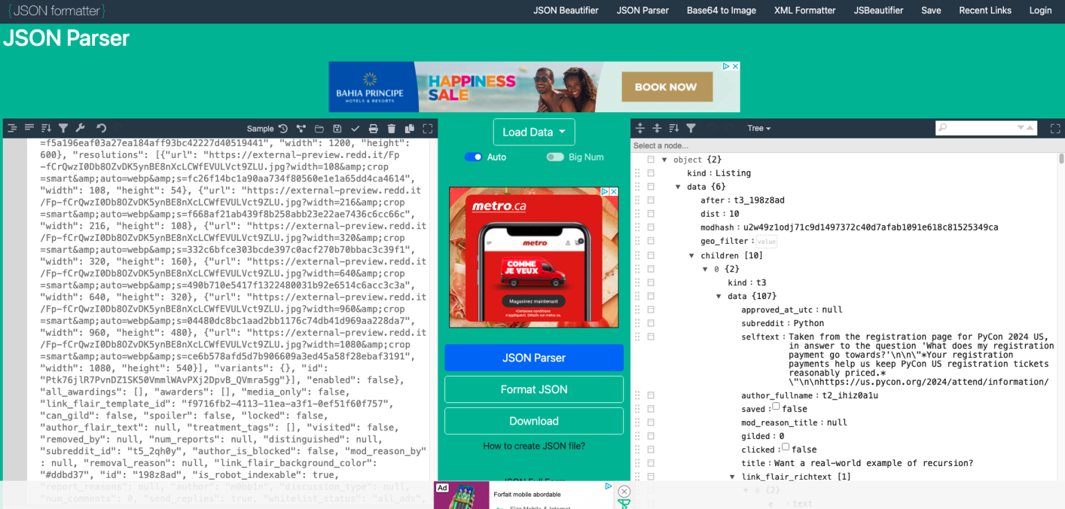 Reddit API's JSON Documentation (How to Parse JSON): with and without ...