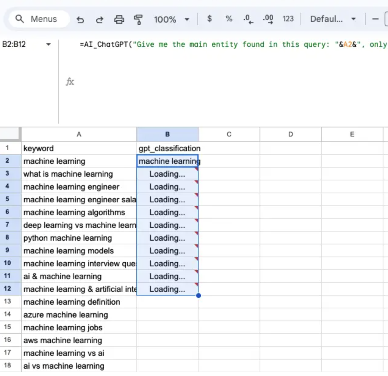 ChatGPT API to Google Sheets with Google Apps Script - JC Chouinard
